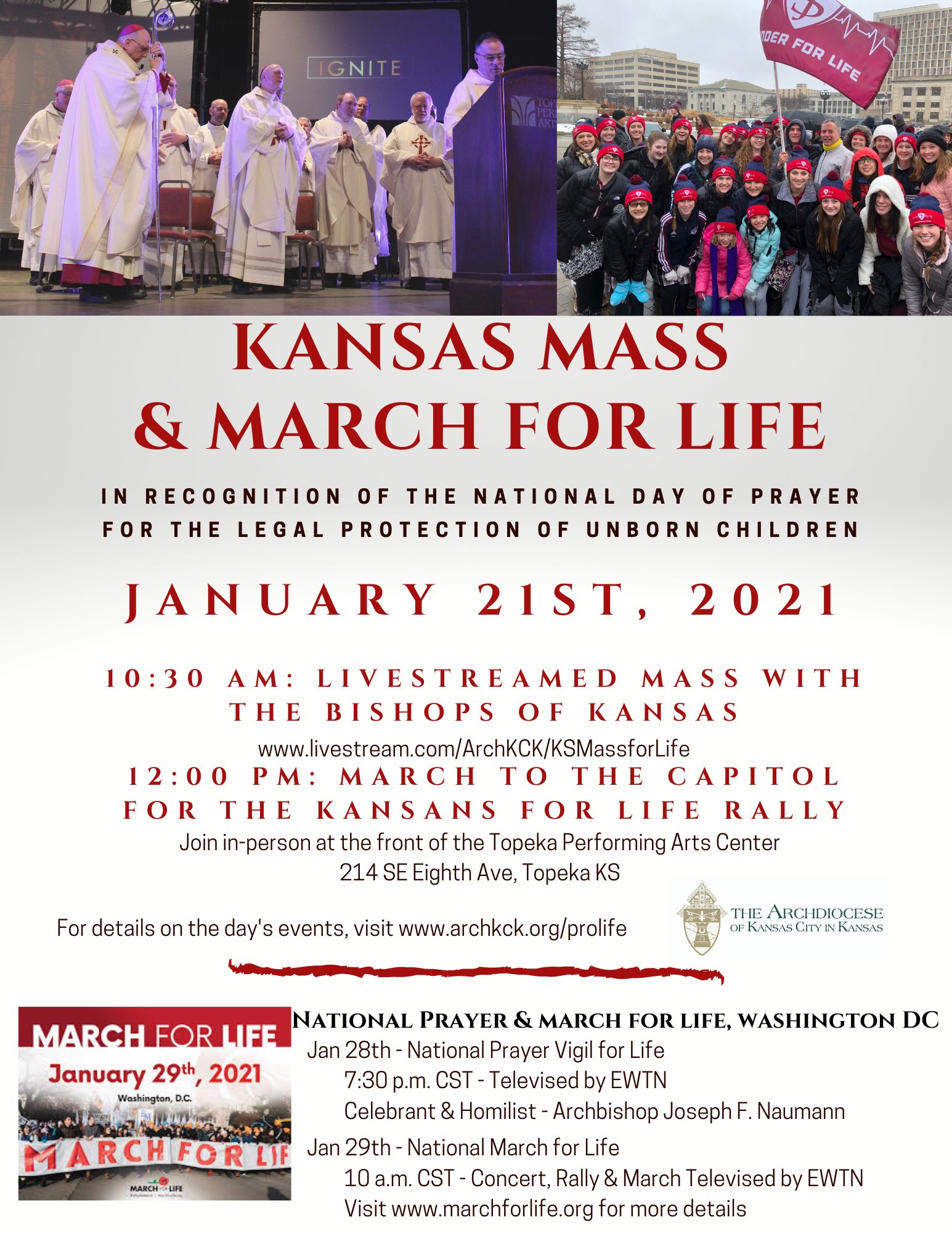 Prolife Ministries – Archdiocese of Kansas City in Kansas