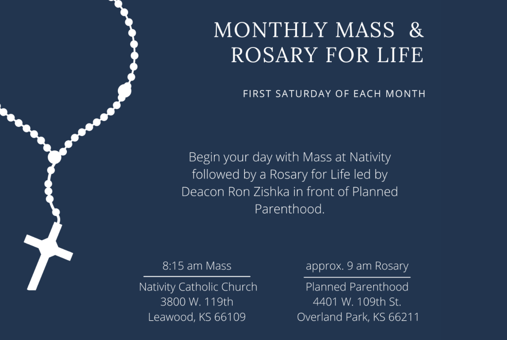 Monthly Mass & Rosary for Life - Overland Park - Archdiocese of Kansas ...